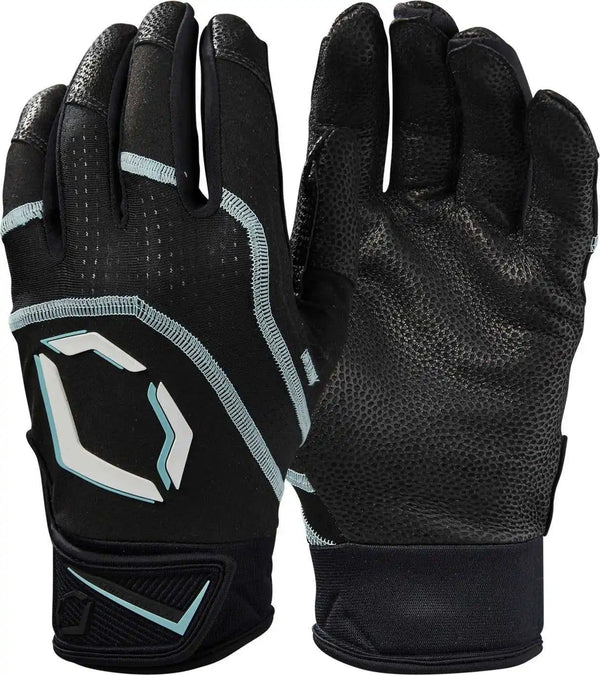EvoShield Evo Khaos Batting Gloves Black - HIT a Double