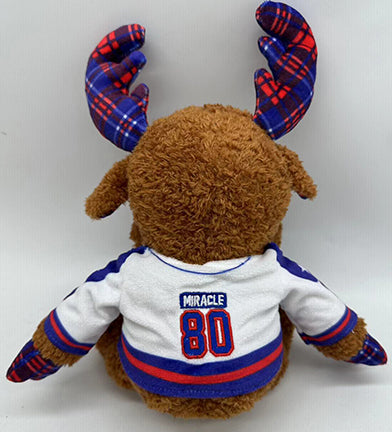Miracle on Ice USA Hockey Officially Licensed 10 Inch Sherpa Moose Plu ...