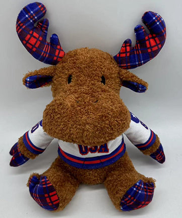 Miracle on Ice USA Hockey Officially Licensed 10 Inch Sherpa Moose Plu ...