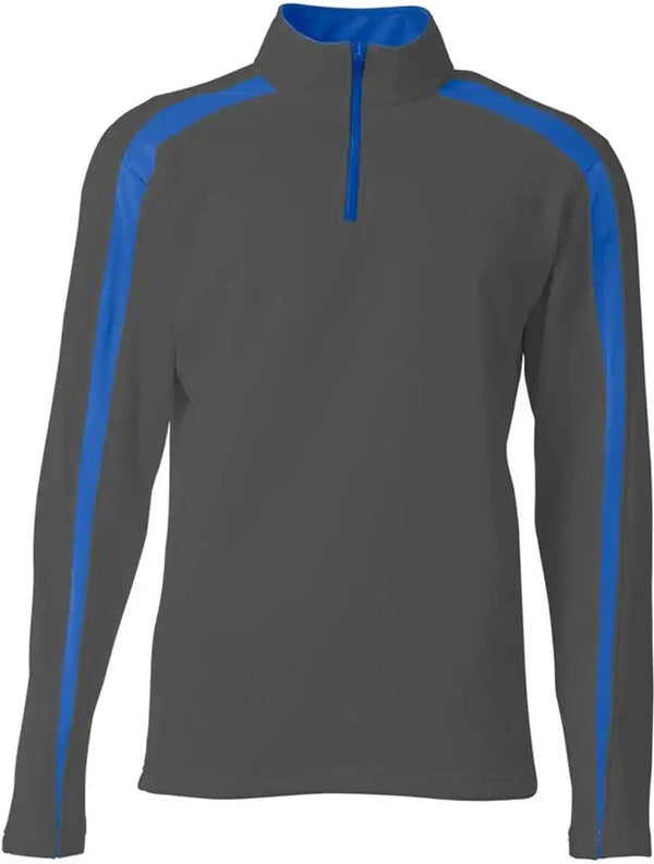 Spartan Quarter Zip N4005 Graphite Royal - HIT a Double