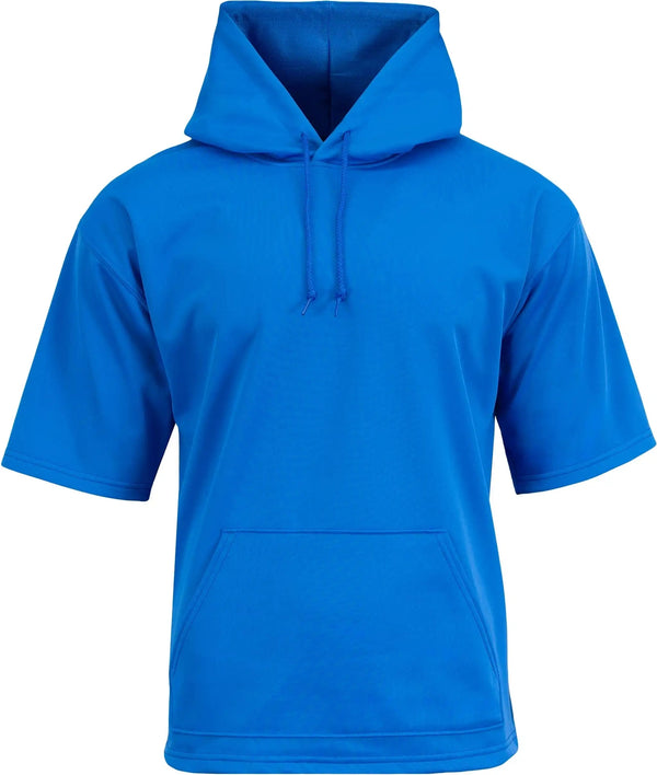 Royal Sprint Short Sleeve Fleece Hoodie Cozy Warm - HIT a Double