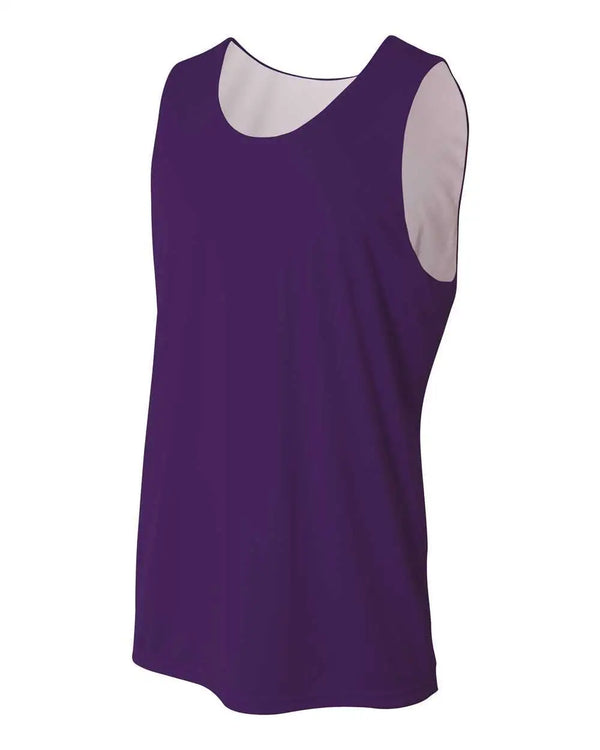 NB2375 Youth Reversible Jump Jersey Purple White - HIT a Double