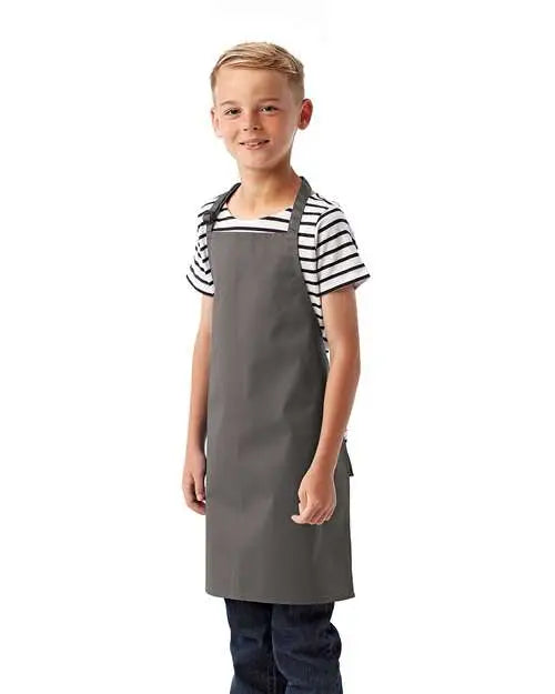 Youth Recycled Apron Dark Grey Eco Friendly - HIT a Double