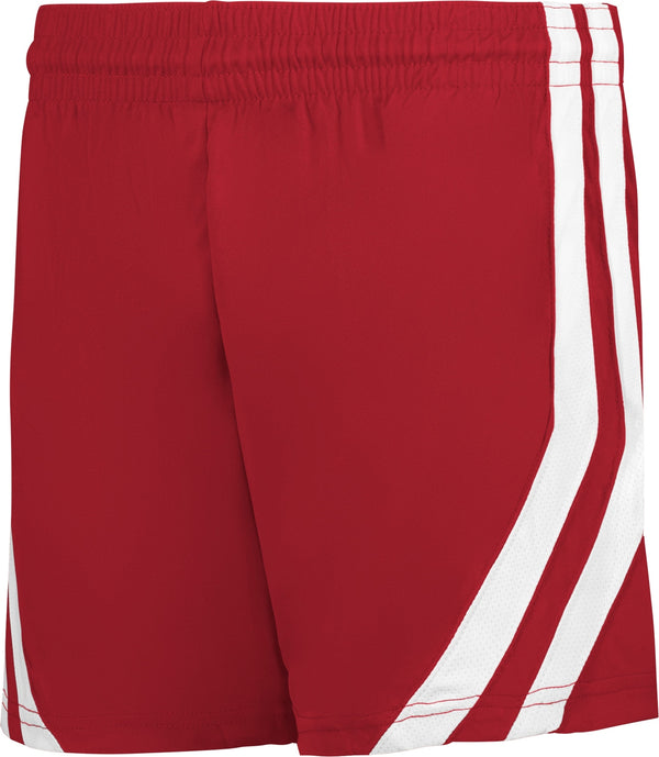 Alleson Athletic 539Pw Basketball Short Women - Red White - HIT a Double