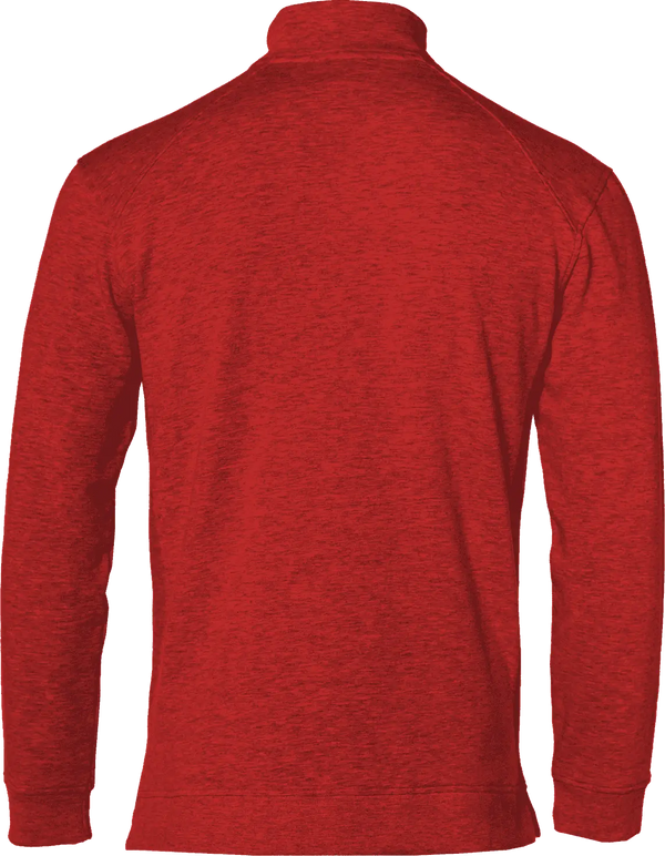 Badger Sport Fit Flex Red 1/4 Zip - HIT a Double