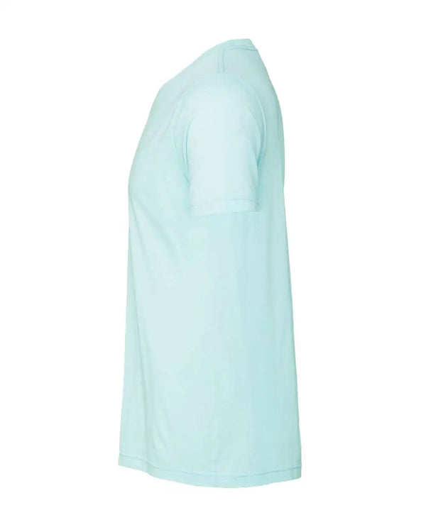 Airlume Combed Ring Spun Heather Ice Blue Tee - HIT a Double