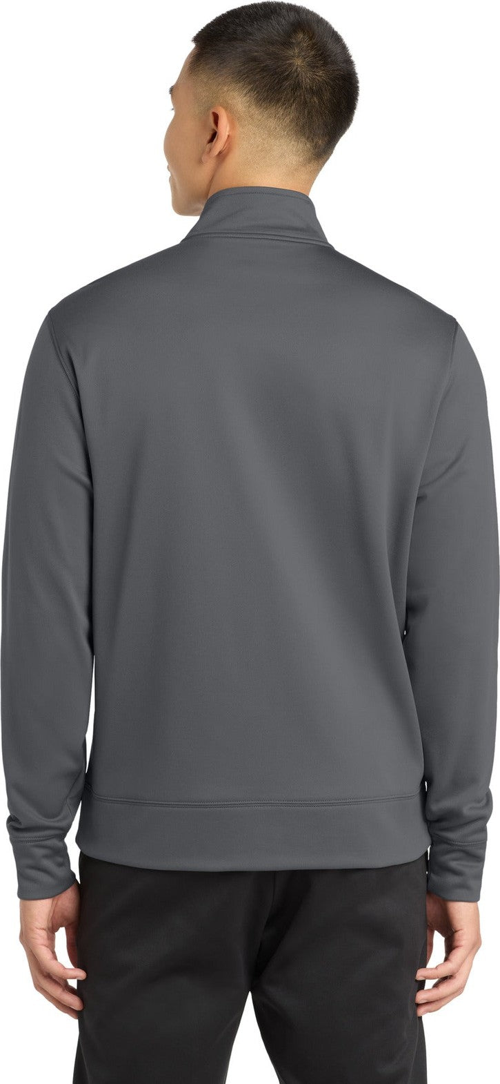 Sport-Tek ST241 Sport-Wick Fleece Full-Zip Jacket - Dark Smoke Gray ...
