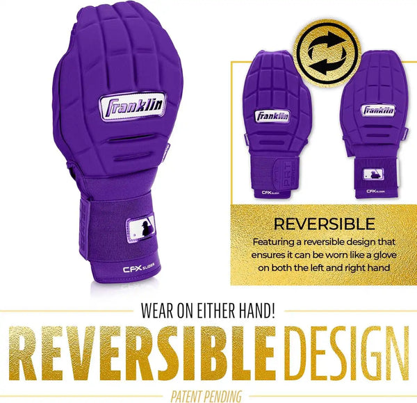 Franklin CFX PRT Sliding Mitt Purple - HIT a Double