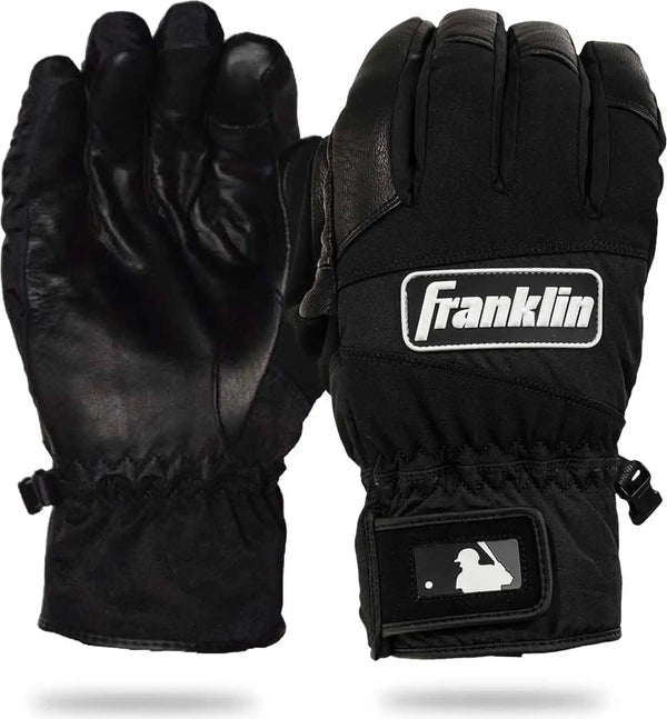 Franklin Cold Weather Winter Gloves Black - HIT a Double