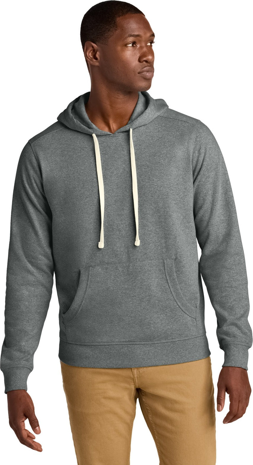 District DT8100 Re-Fleece Hoodie - Deep Gray Heather - HIT a Double