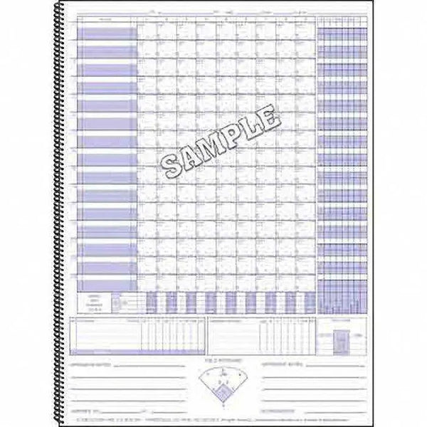 Glovers Baseball Softball Scorebooks 24 Games - HIT a Double