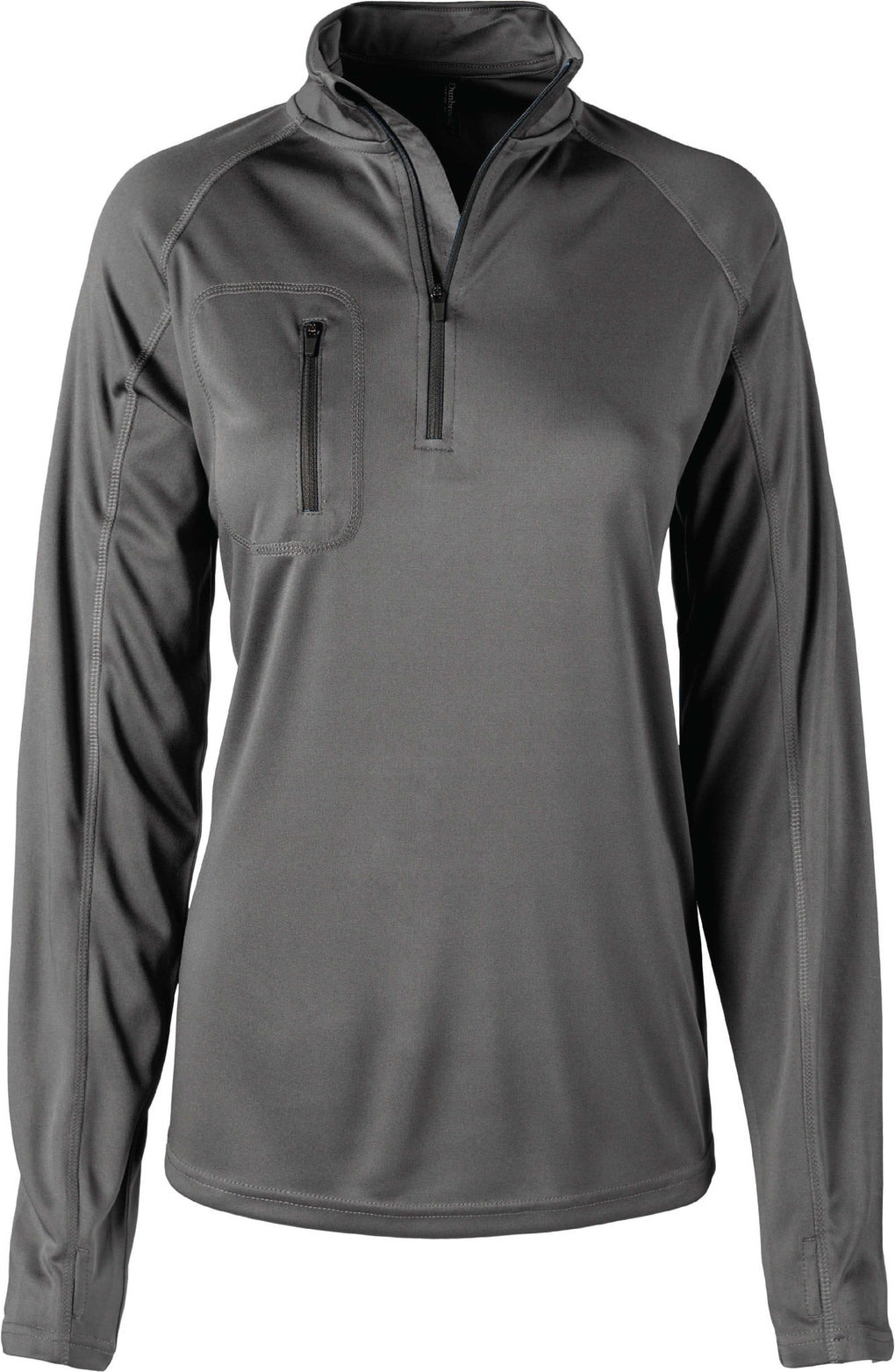 Dunbrooke 3556 Ladies Portal Long Sleeve Quater-Zip - Graphite - HIT a ...