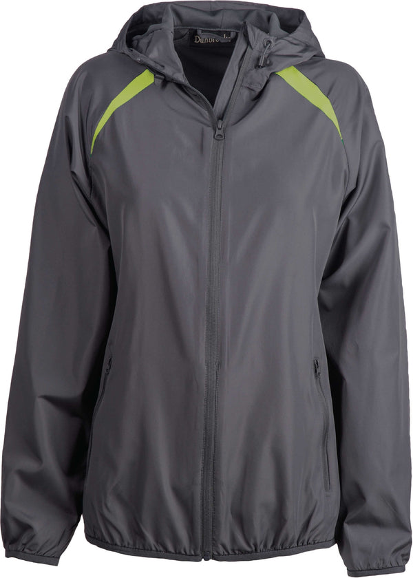 Dunbrooke 8037 Ladies Cyclone Jacket - Graphite Lime - HIT a Double