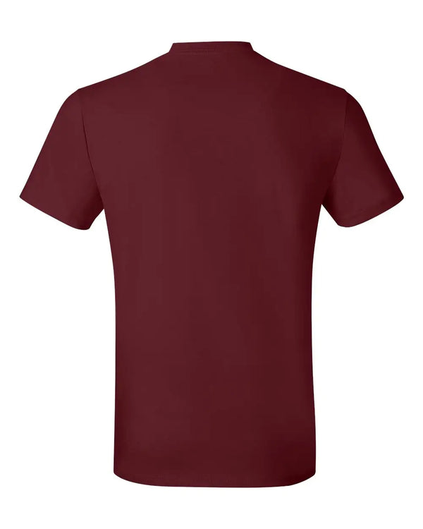 Hanes 4980 Perfect T Shirt Maroon cotton polyester - HIT a Double