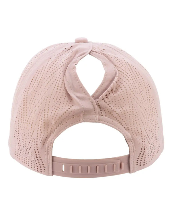 Infinity GABY Women Perforated Cap Dusty Pink Floral - HIT a Double