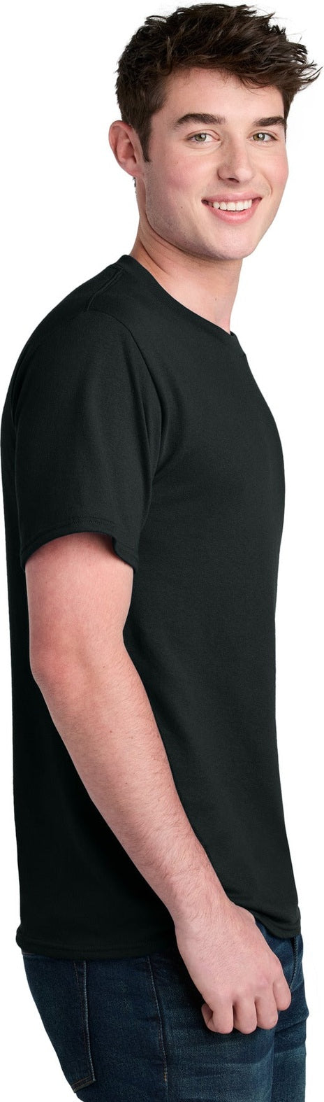 Port & Company PC01 Port & Co Core Blend Recycled Tee - Jet Black - HIT ...