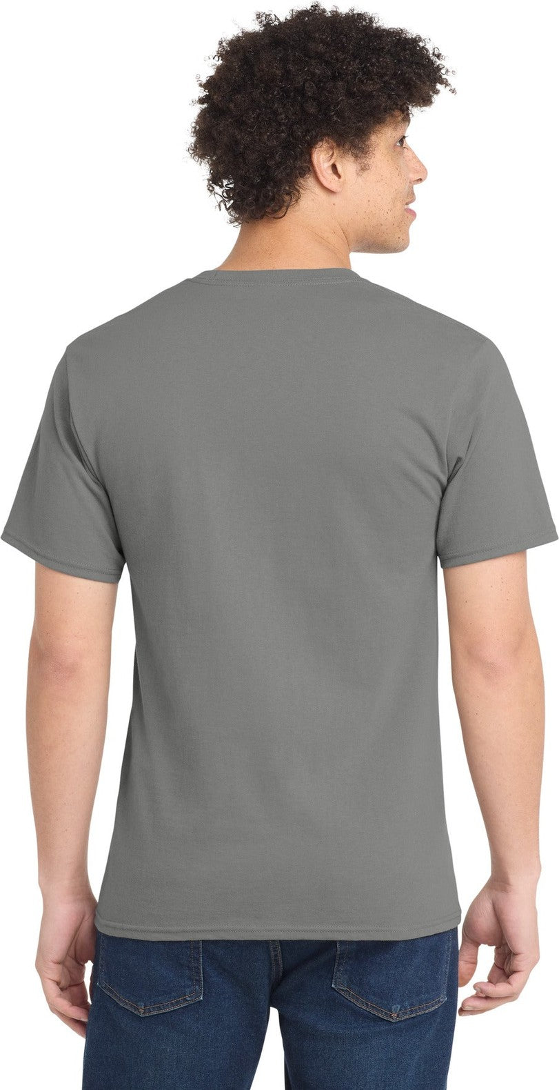 Port & Company PC61T Port & Co Tall Essential Tee - Medium Gray - HIT a ...