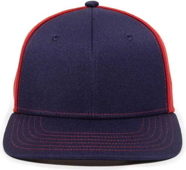 OC12M Phenom Performance Twill Cap Navy Red - HIT a Double