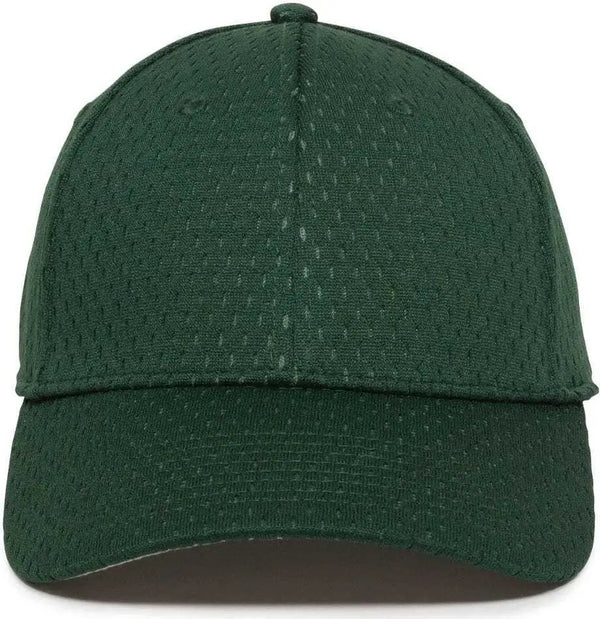 Proflex Stretch Fit Mesh Baseball Cap Dark Green - HIT a Double