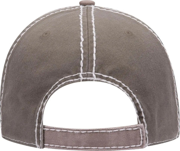 OTTO 6 Panel Low Profile Dad Cap Olive Green - HIT a Double