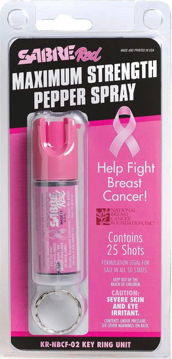 Pink Sabre Pepper Spray USA Formula Maximum Strength - HIT a Double