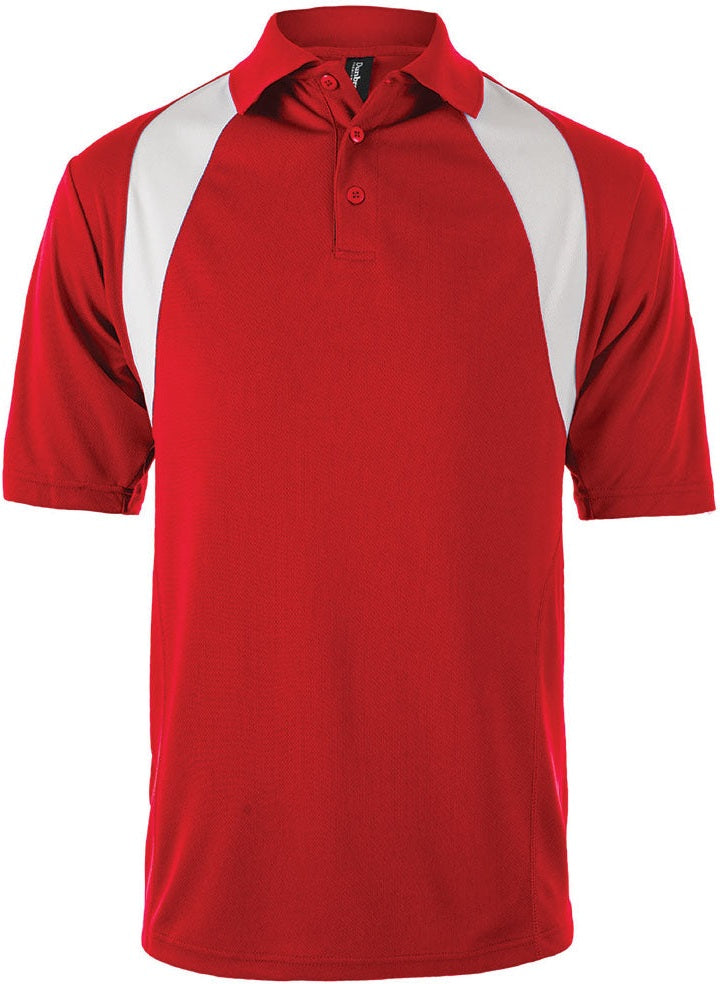 Dunbrooke 3331 Eclipse Polo - Red White - HIT a Double