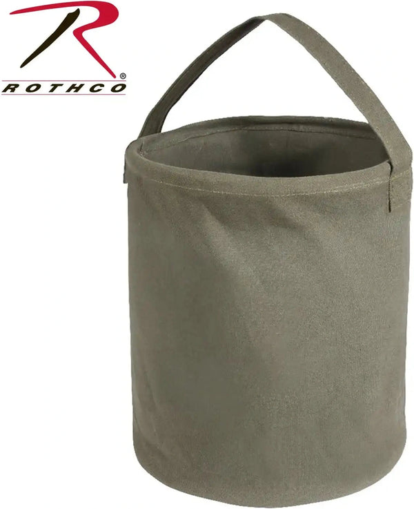 Rothco Canvas Water Bucket Outdoor Adventure - HIT a Double