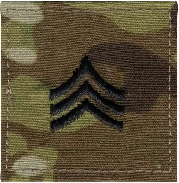 Electrifying Embroidered Rank Insignia Sergeant ACU - HIT a Double