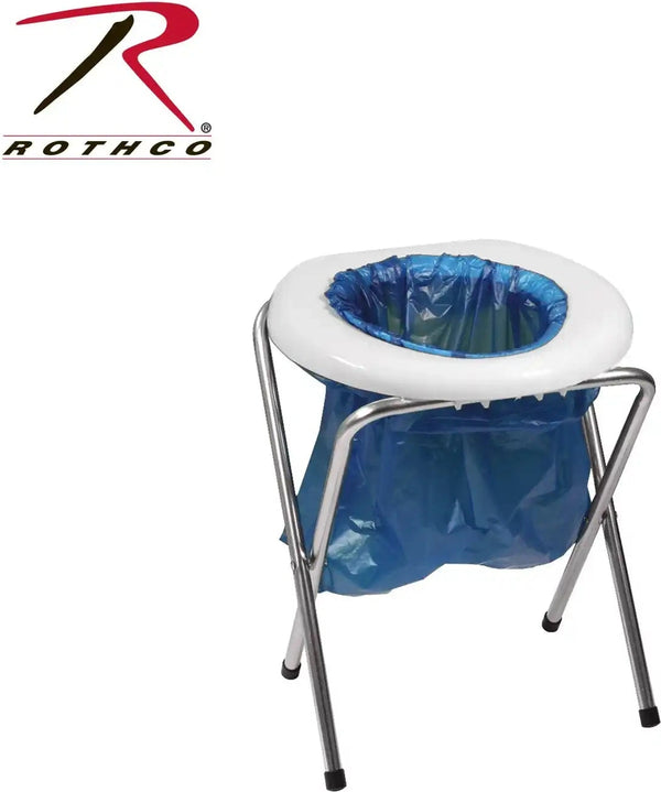 Stable Comfort Portable Camp Toilet For Wilderness - HIT a Double