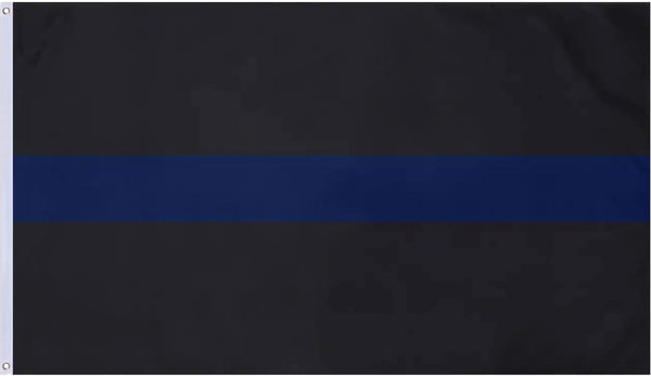 Thin Blue Line Flag Patriotic Law Enforcement Pride - HIT a Double