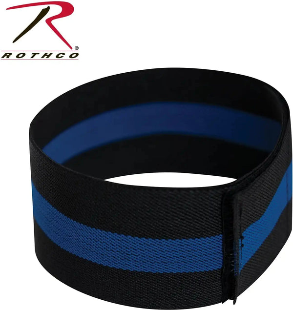 Thin Blue Line Mourning Arm Band of Honor - HIT a Double