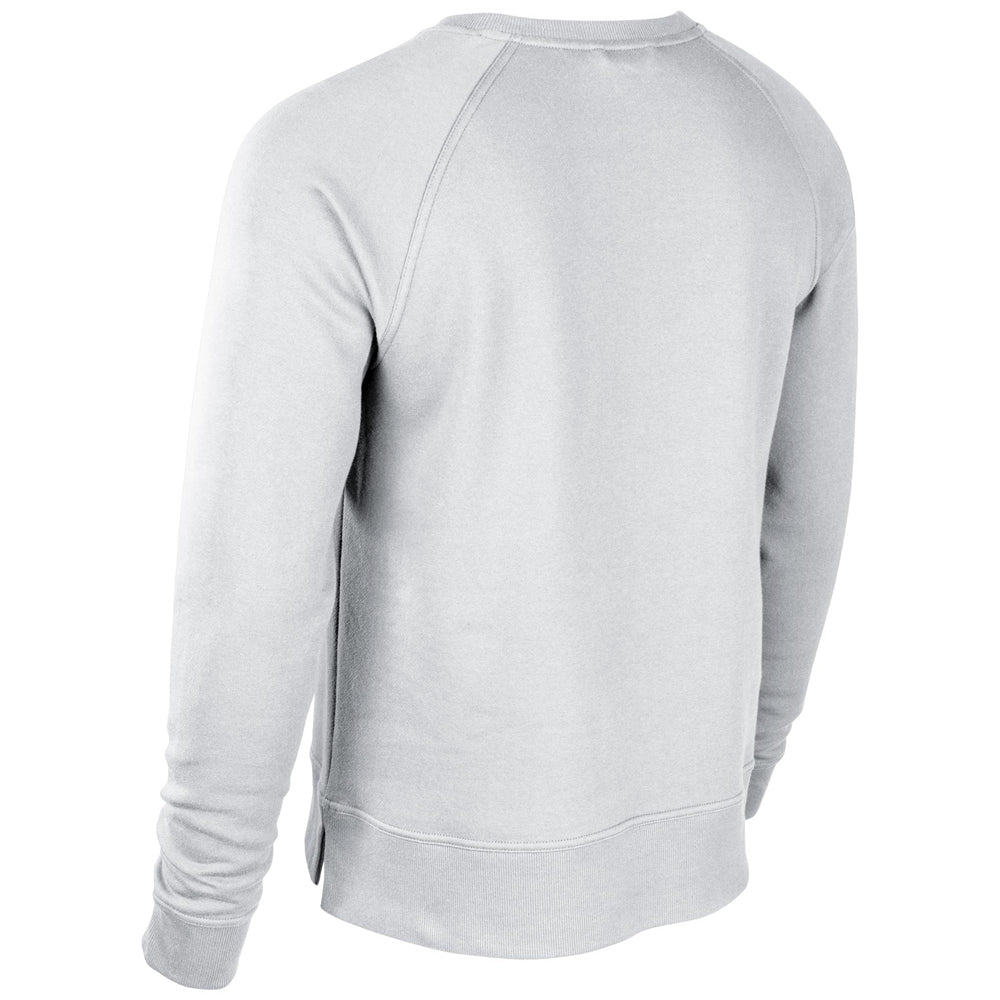 Champro VFSH1 Victory Fleece Men's Split Hem Crew - White - HIT a Double